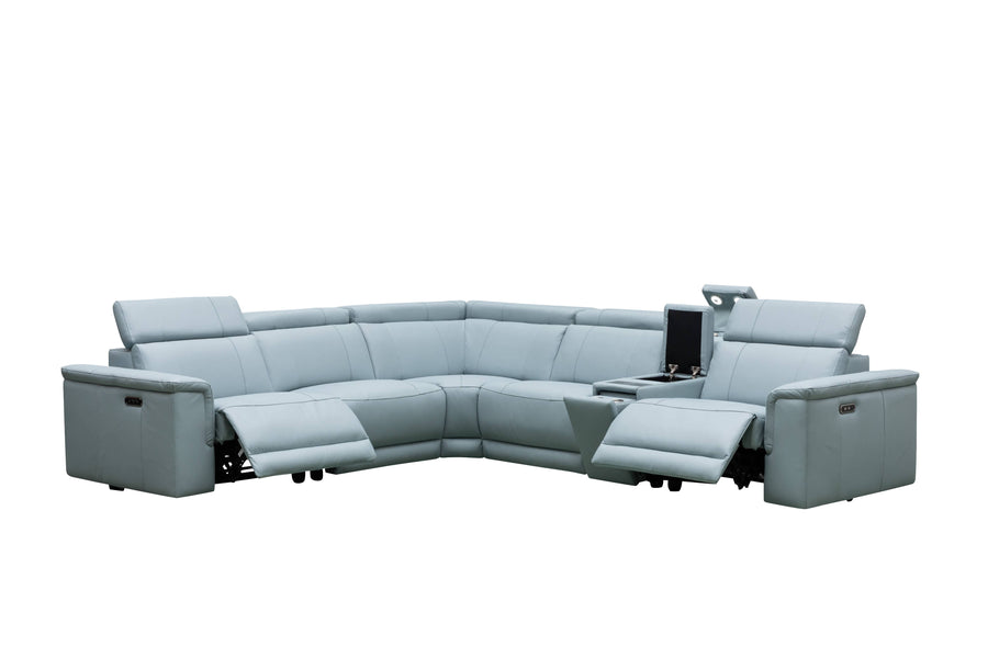 Buy Centro Leather Electric Recliner Lounge - Fusion Furniture
