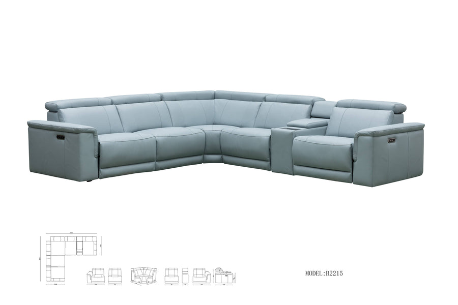 Buy Centro Leather Electric Recliner Lounge - Fusion Furniture