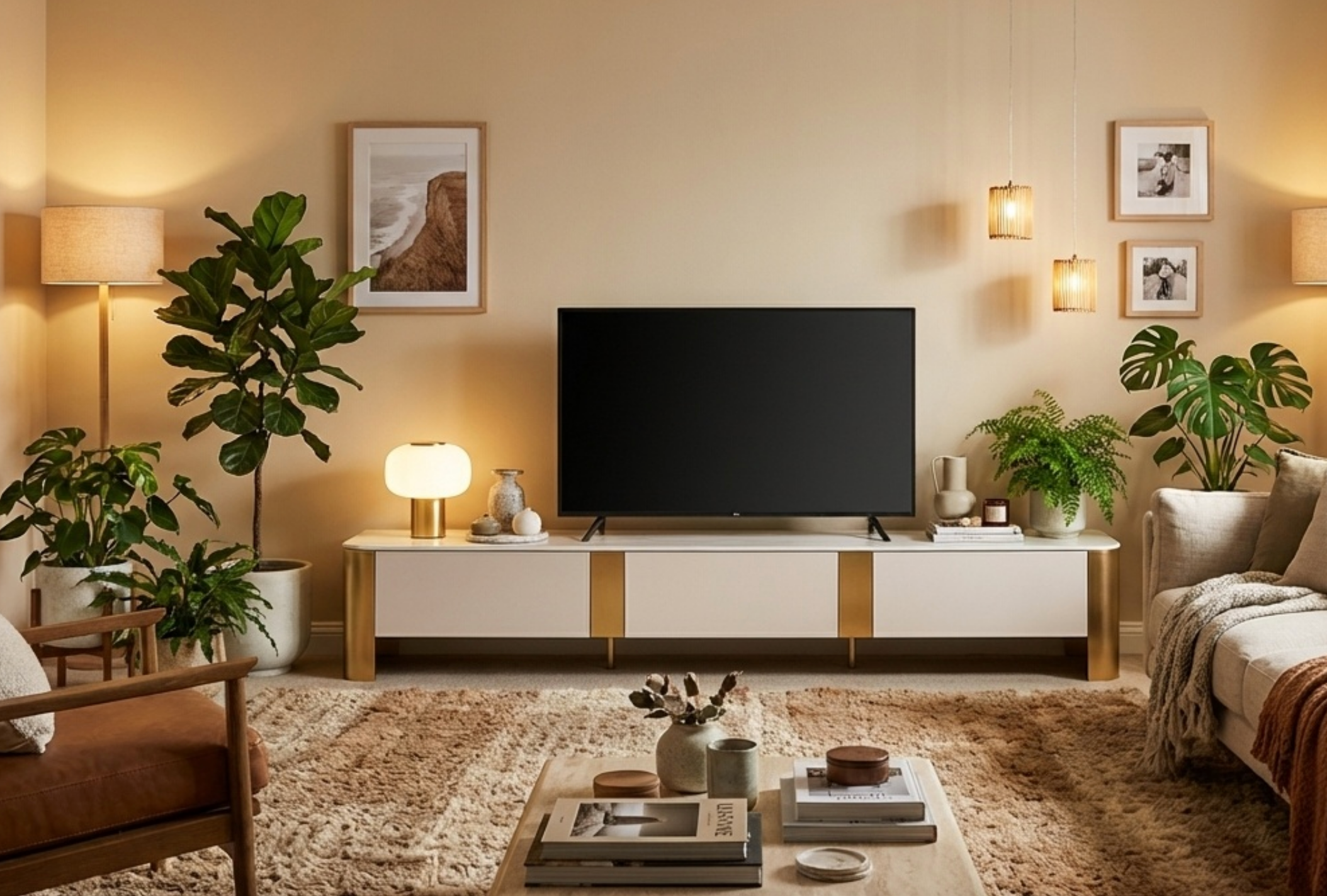 Buy Pearl MDF TV Unit Canberra - Fusion Furniture