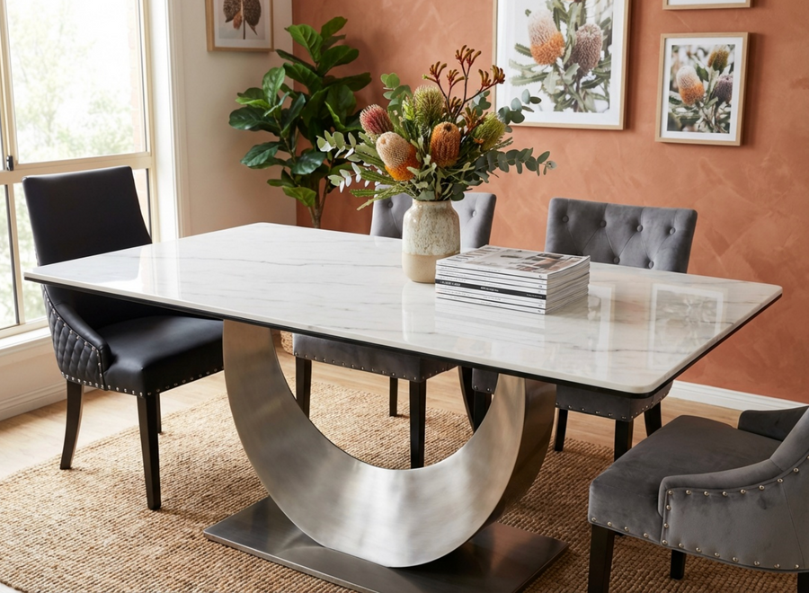 Sintered Stone Dining Tables Canberra | Custom Stone Dining Table Sets ...